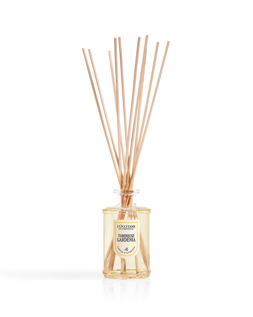 Tubéreuse Gardénia Home Diffuser Set 240ml | L'Occitane